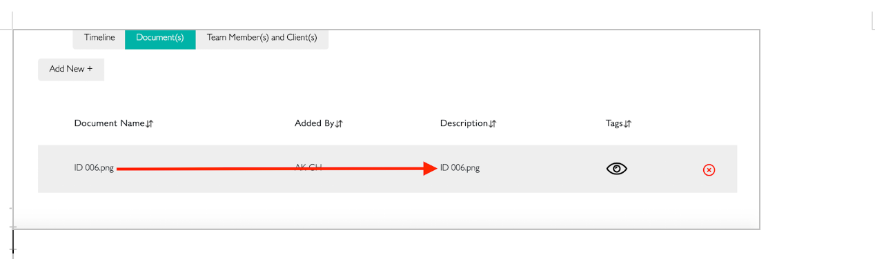 Bug #2197: View Matter [Legal / General] - View details [documents] : Alignment and Text missing ...