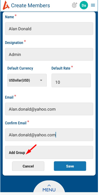 Bug #2553: Team Members(Create Members): - While creating a team member, the dropdown text for ...
