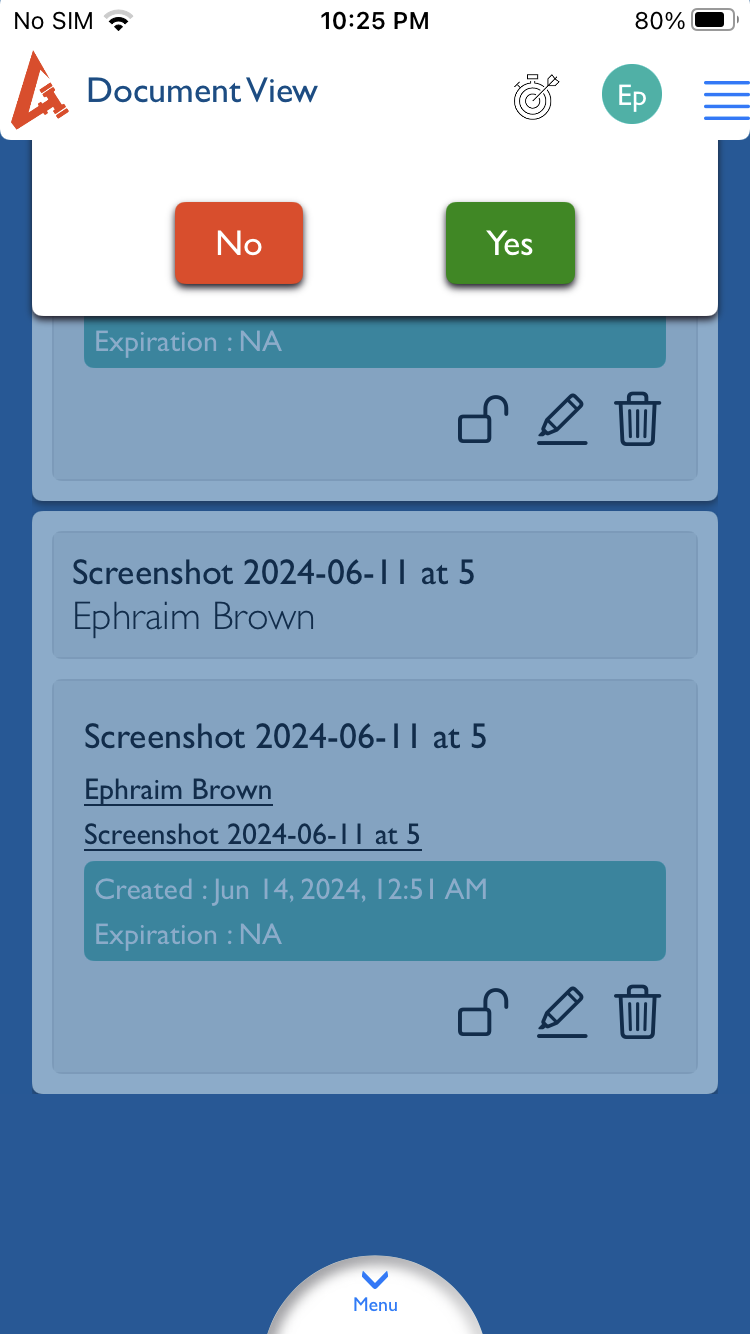 Bug #1883: View [Client/Firm] - Select the Client/Firm - Scroll down - Select the last document ...